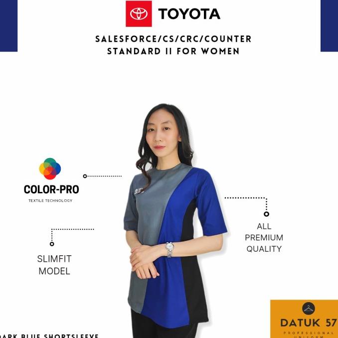 Jual Seragam Kemeja Toyota Salesforce/Cs/Crc/Counter Standard Ii/2 ...