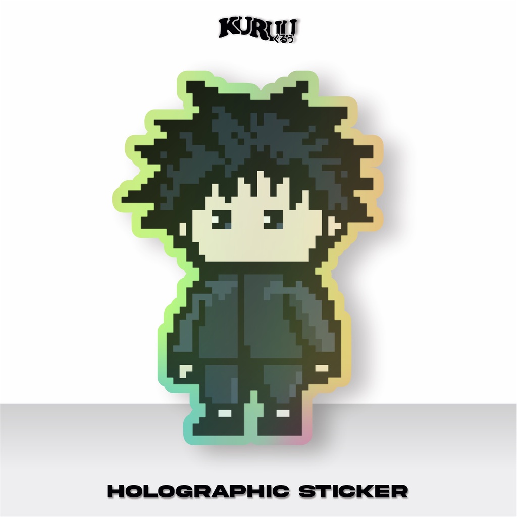 Jual Kuruu Sticker Pixel Hologram Anime Jujutsu Kaisen/JJK - Megumi ...