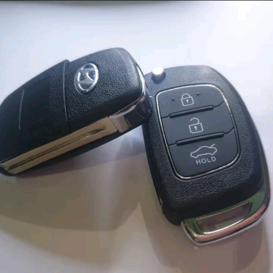 Jual New Kunci Remote Alarm Lipat Flip Key Hyundai Kode Am017 | Shopee ...