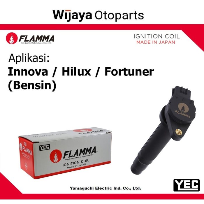 Jual Coil Innova / Hilux / Fortuner Bensin Yec Flamma Japan | Shopee ...