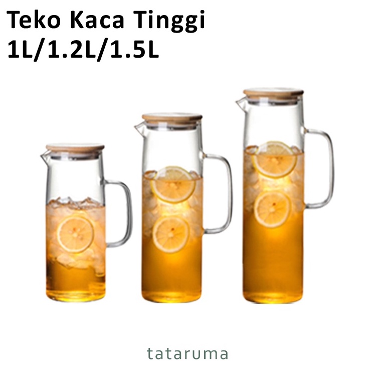 Jual Harga Bersahabat.. TATARUMA Takai - Teko Kaca Pitcher Untuk Jus ...