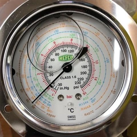 Jual Refco Pressure Gauge Low MR 206 model payung | Shopee Indonesia