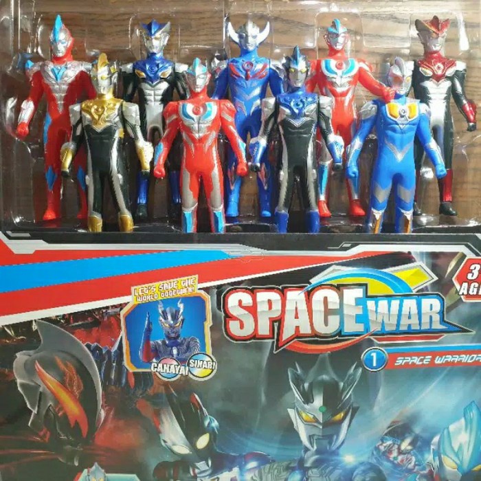 Jual Mainan Ultraman Figure Figur Ultraman 9 Pcs Ginga Geed Hero ...
