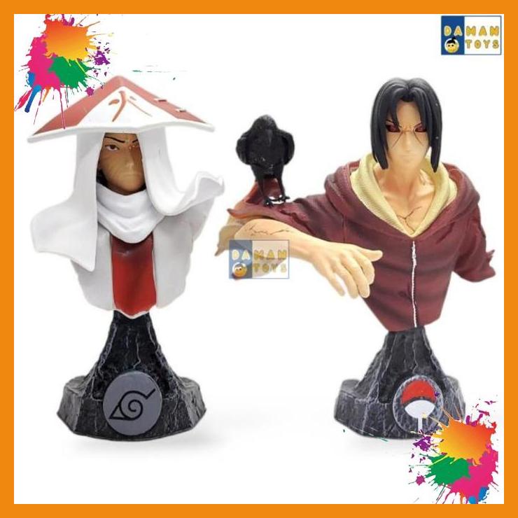 Jual pajangan itachi uchiha obito hokage madara half body naruto figure ...