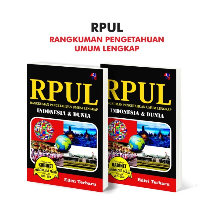 Jual MUST HAVE!! RPUL INDONESIA & DUNIA UNTUK SD & UMUM HVS KABINET ...