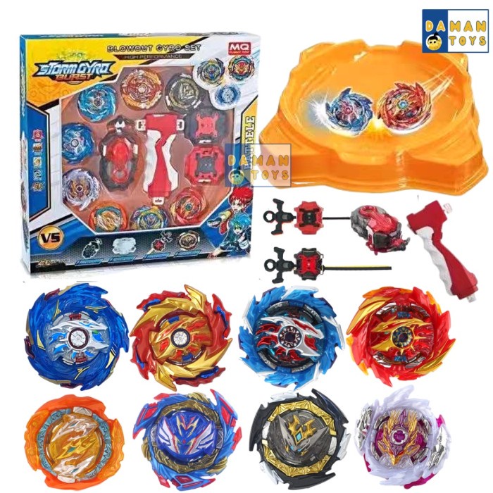 Jual Mainan Gangsing Arena Beyblade Burst Hyperion Helios Longinus ...