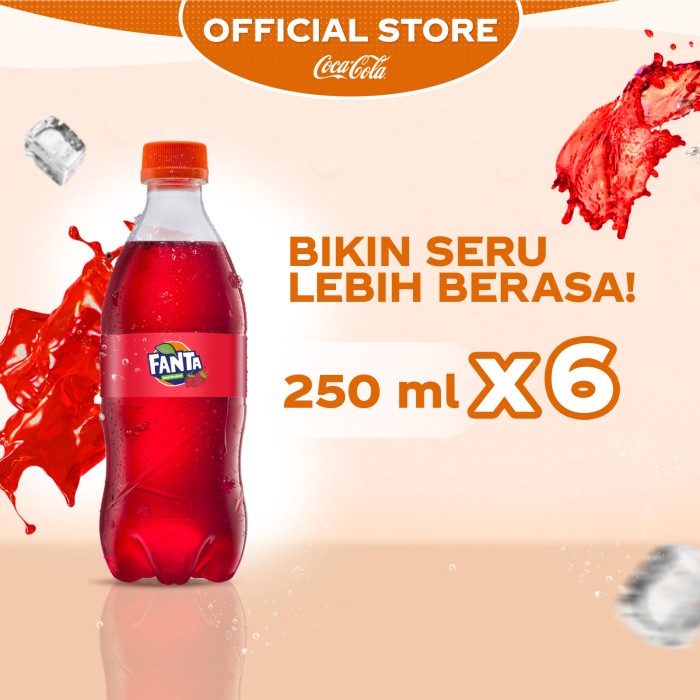 Jual Fanta Strawberry - Minuman Soda Rasa Stroberi - Botol 250ml - x6 Pcs | Shopee Indonesia