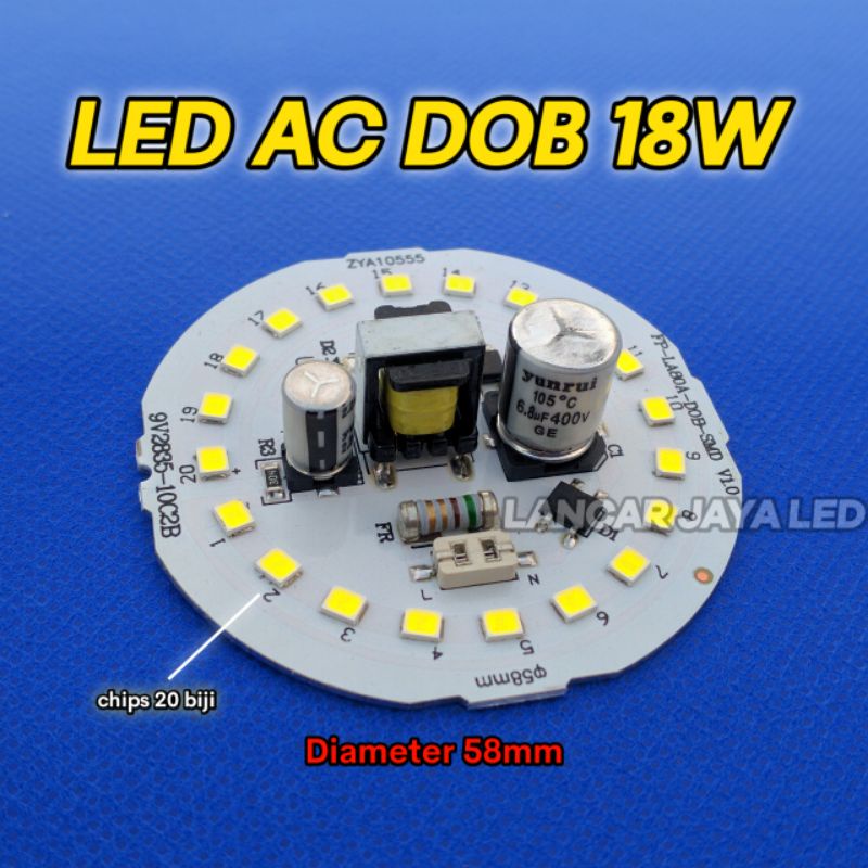 Jual PROMO LIVE!!! LED AC ( DOB ) 7W-50W ~Lancar Jaya Led~ | Shopee ...