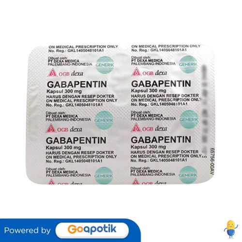 Jual GABAPENTIN OGB DEXA MEDICA 300 MG STRIP 10 KAPSUL | Shopee Indonesia