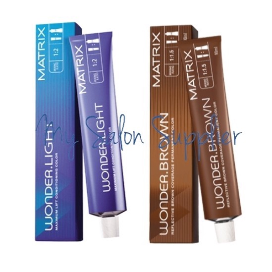 Jual Matrix Wonder Brown / Wonder Light Cat Rambut 90ml | Shopee Indonesia