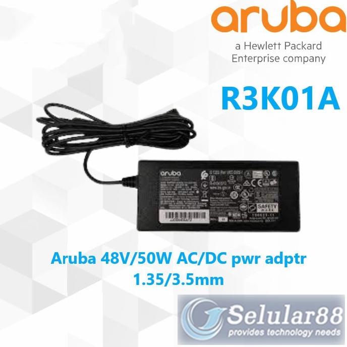 Jual Hpe Aruba R3K01A 48V/50W Ac/Dc Power Adapter 1.35/3.5Mm Adaptor ...