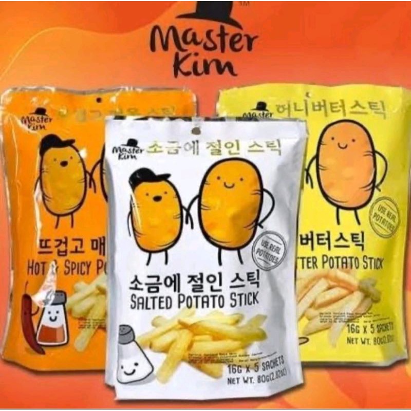 Jual master kim potato stik original/honey/spicy 70gr | Shopee Indonesia