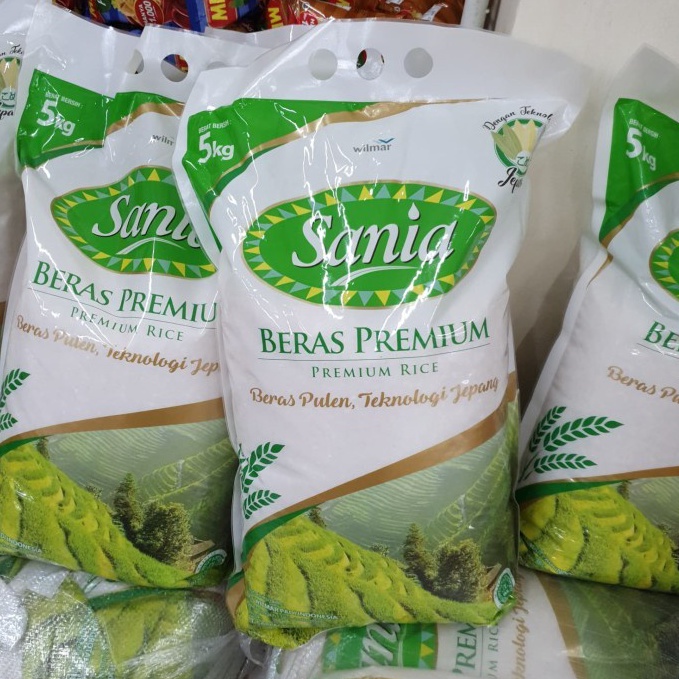 Jual NJQL3952 ZAK 5KG - BERAS SANIA / BERAS PULEN PREMIUM RICE / BERAS ...