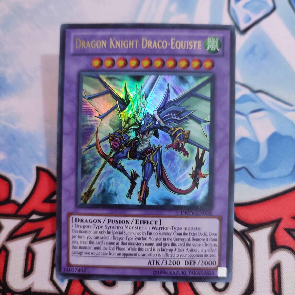 Jual yugioh dragon knight draco equiste DREV ultra rare original ...