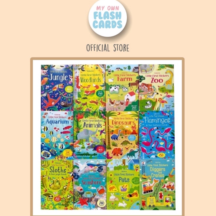 Jual Klaim promo Usborne Little First Stickers Collection - Buku Stiker ...