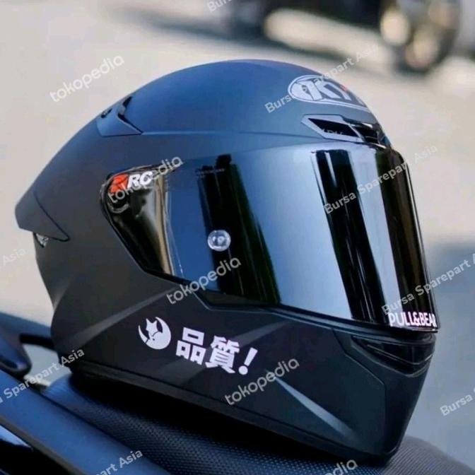 Jual Helm Kyt Tt Course Black Matt Doff Solid Paket Ganteng Upgrade ...