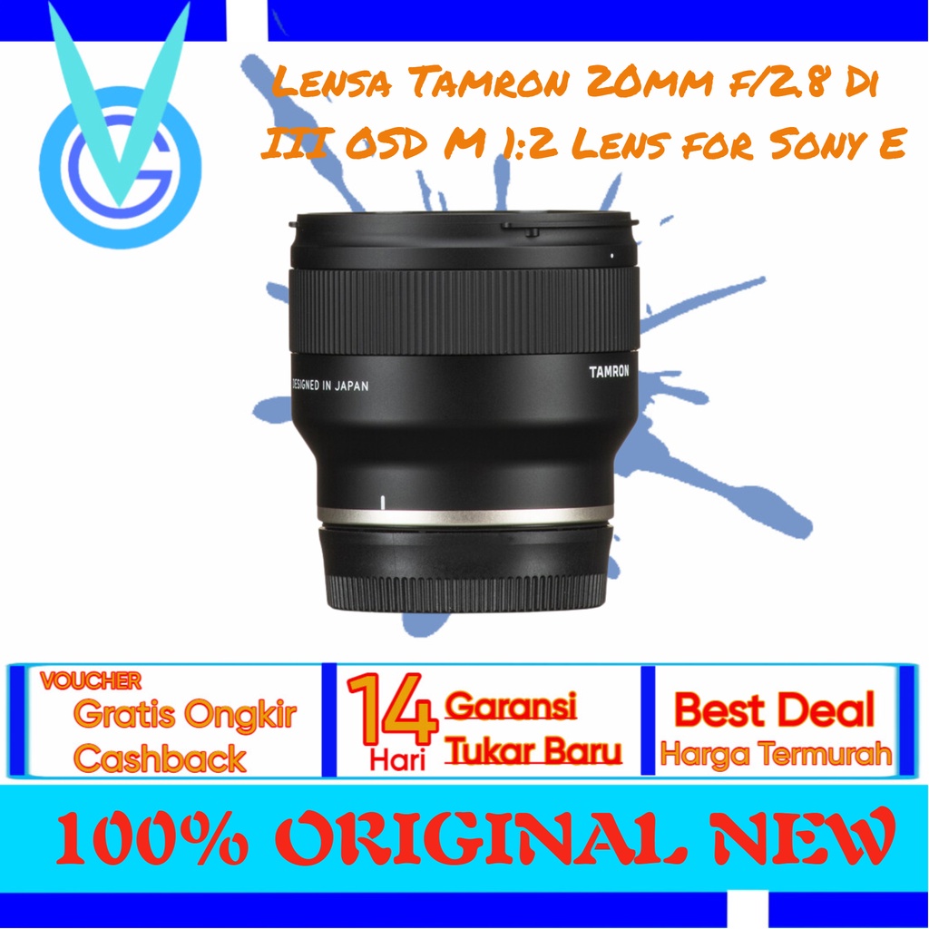 Jual Lensa Tamron 20mm f/2.8 Di III OSD M 1:2 Lens for Sony E | Shopee ...