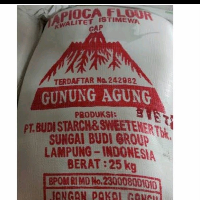 Jual Terlaris Sagu Gunung Agung Bal 25Kg 25 Kg Karung Tapioka Aci ...