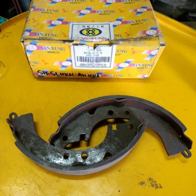 Jual paling diminati] Kampas Rem belakang Kijang Super 5K SanYung Korea ...