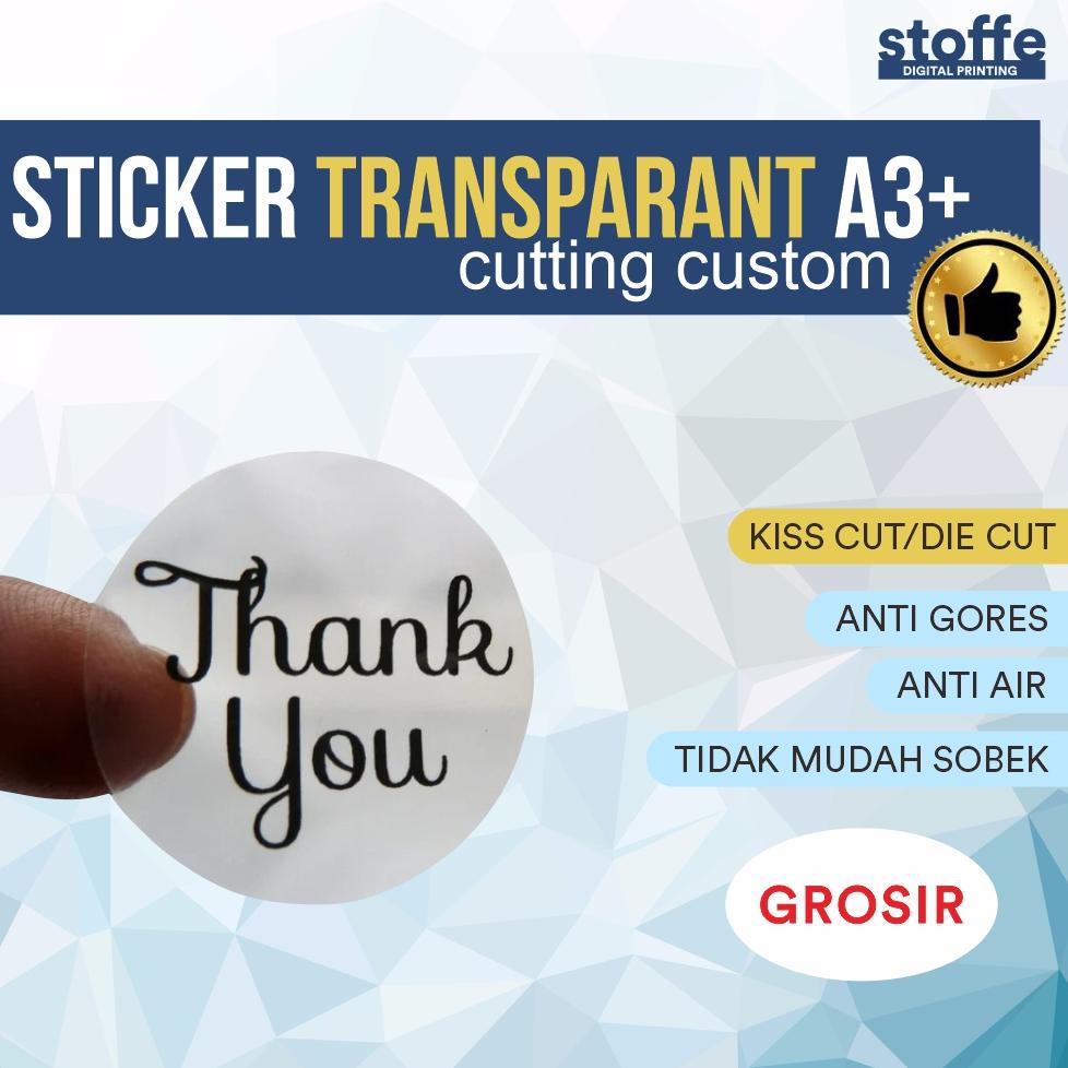 Jual Promo Cetak Sticker Label Vinyl A3+ / Stiker Label Kemasan ...