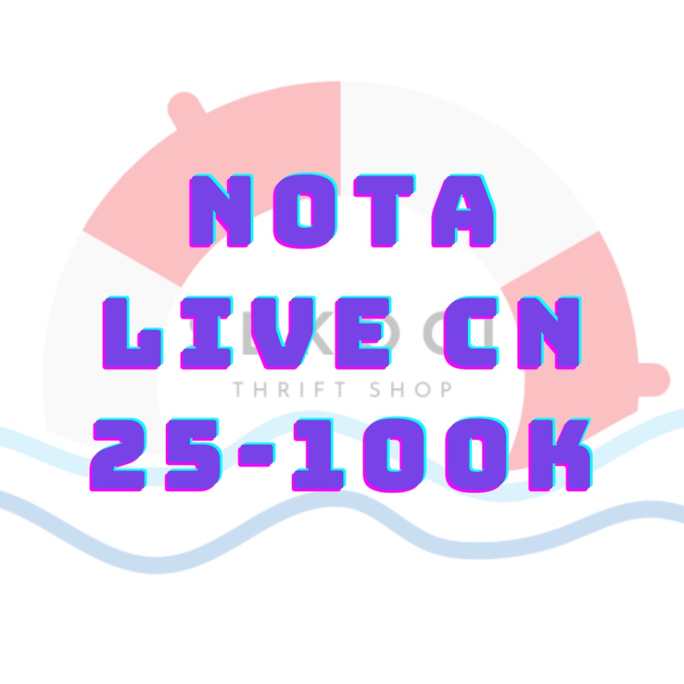 Jual Pasti Bisaa0w0Vk Nota Live CN 25k - 100k | Shopee Indonesia