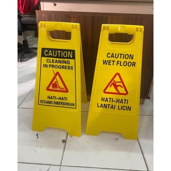 Jual Discount Warning Sign Floor Wet Floor Papan Peringatan - Lantai ...