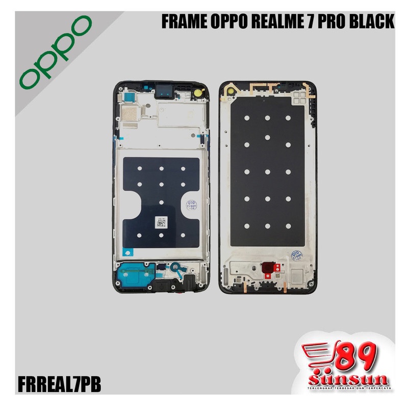 Jual FRAME OPPO REALME 7 PRO BLACK | Shopee Indonesia