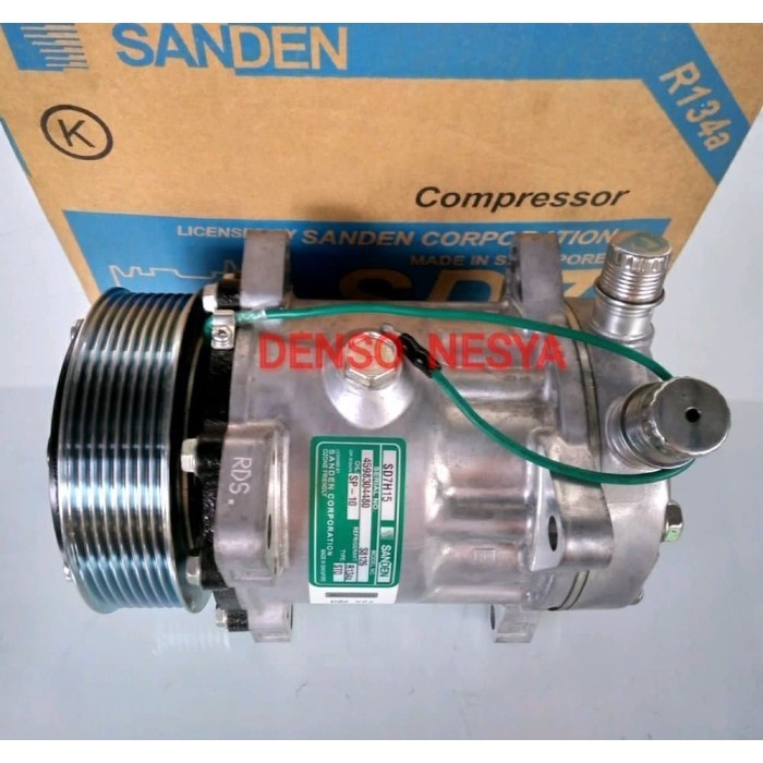 Jual compressor compresor kompresor ac sd7h15 ( 8pk ) 24 volt - sanden ...
