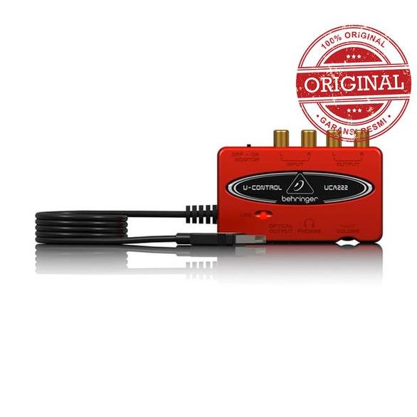 Jual Behringer UCA222 Soundcard With Usb Audio Interface | Shopee Indonesia