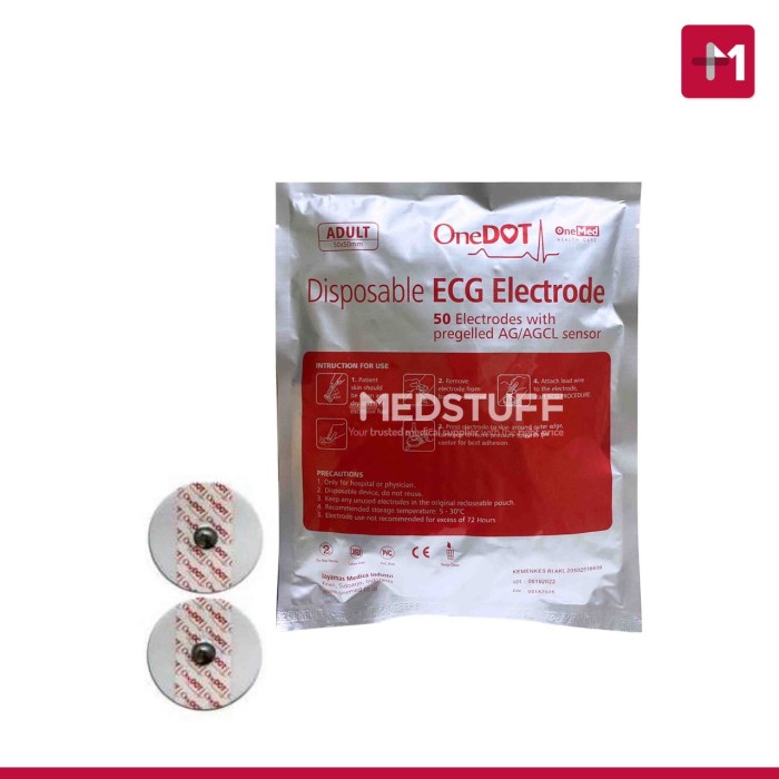 Jual One Dot OneDot ECG Electrode isi 50s Elektroda EKG | Shopee Indonesia
