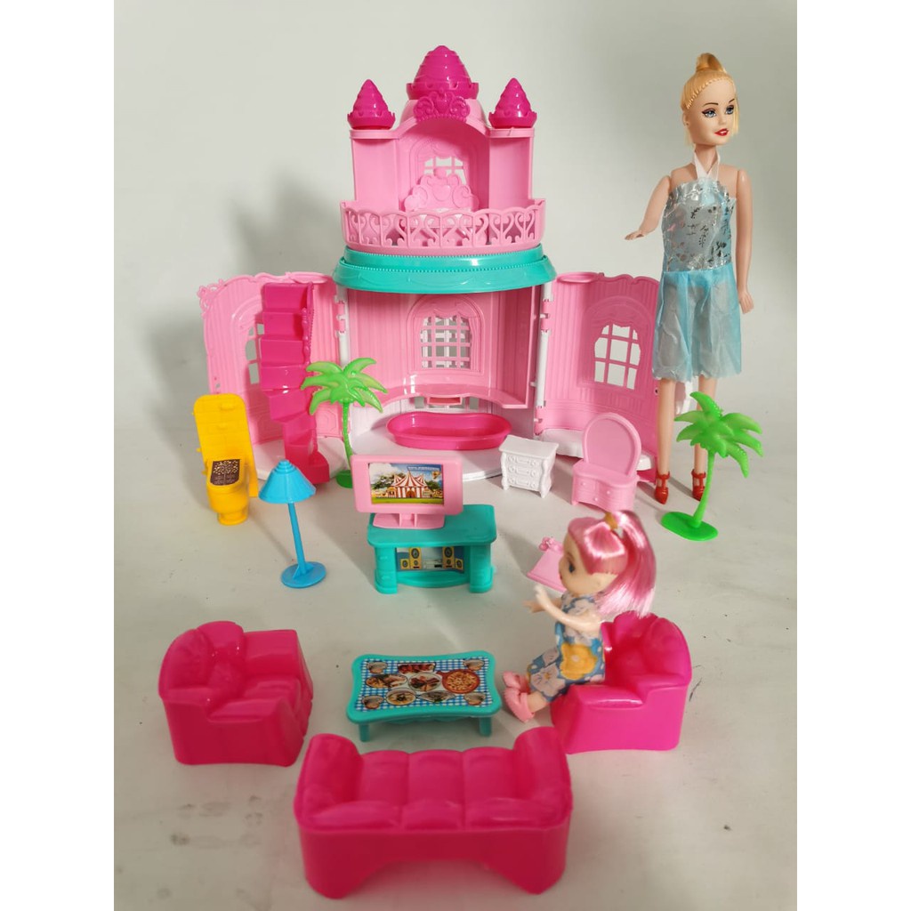 Jual Mainan Anak Edukasi Rumah-Rumahan Barbie Satu Set Lengkap Mainan Perempuan Lh5 | Shopee ...