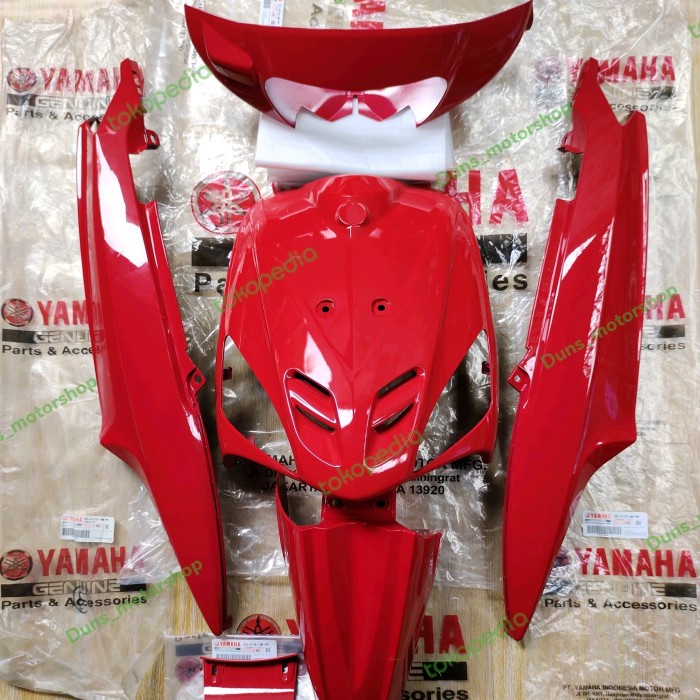 Jual Body Halus Mio Sporty Fullset Warna Merah Cabe Original Yamaha New ...