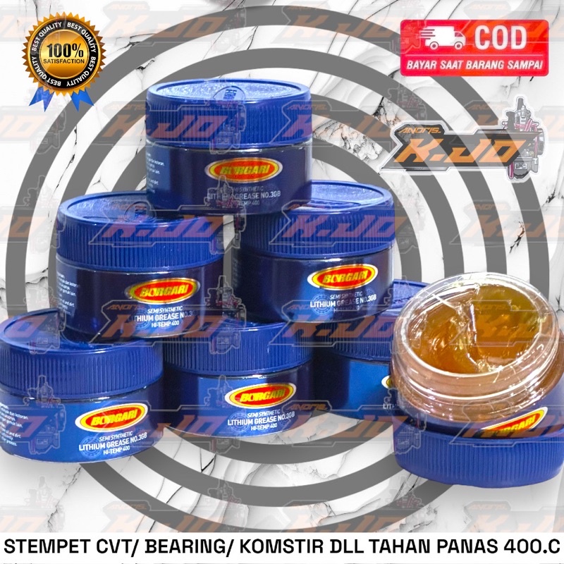 Jual Gemuk Serbaguna Grease/Stempet Burgari Lithium/Bearing Hi Temp 400 ...