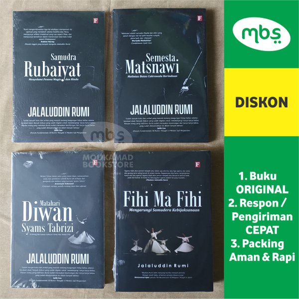 Jual PAKET BUKU JALALUDDIN RUMI - Samudra Rubaiyat - Semesta Matsnawi ...