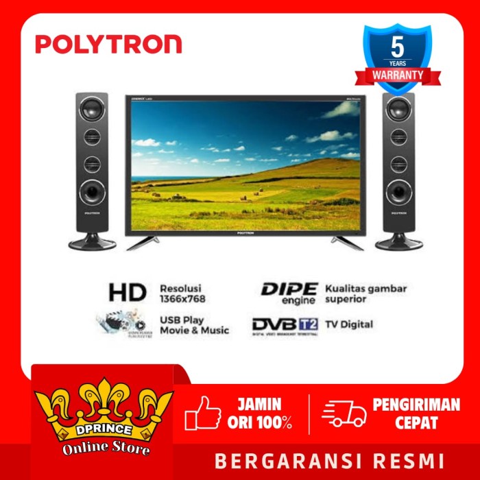 Jual Polytron Led Digital Tv 32 Inch Dvb-T2 Pld 32Tv1855 | Shopee Indonesia