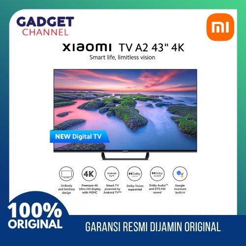 Jual Xiaomi Tv A2 43" Inch 4K Ultra Hd Dolby Vision Hdr 10 Android ...