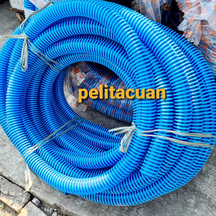 Jual Selang Hisap Pompa Alkon Air Irigasi Sawah Spiral 2" Inchi ...