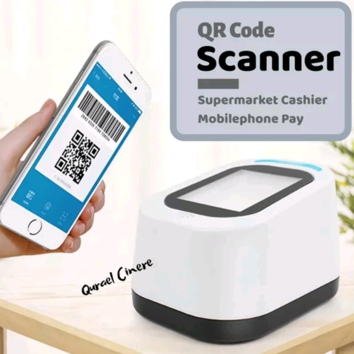 Jual QR Scanner Barcode 1D 2D Handsfree Bar Code Scan Reader USB | Shopee Indonesia