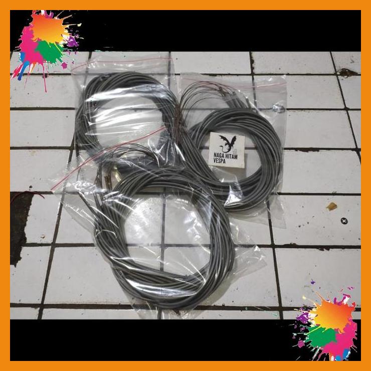 Jual kabel gas luar dalem vespa super sprint vbb original nos abu abu ...