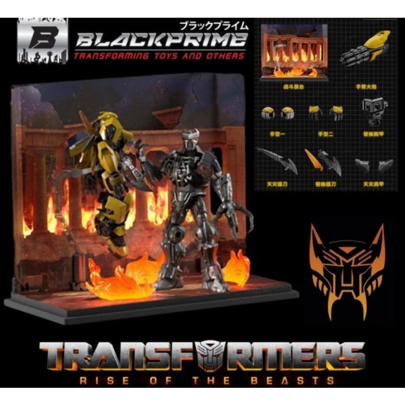 Jual Buluke Transformers Rise Of The Beasts Scourge Bumblebee Diorama ...
