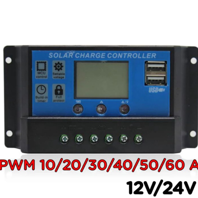 Jual [VBH/») SCC PWM 10A 20A 30A 40A 50A 60A solar charge controler ...