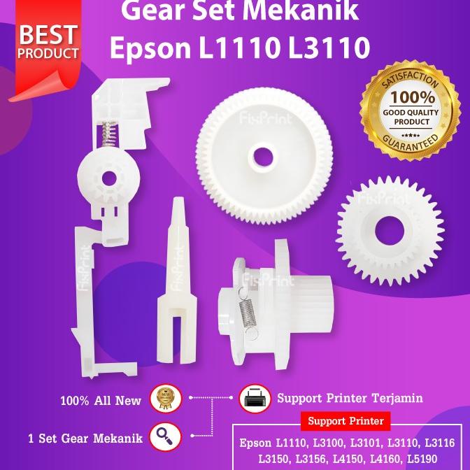 Jual Gear Set Mekanik Printer Epson EcoTank L3110 L1210 L3210 L3156 New ...