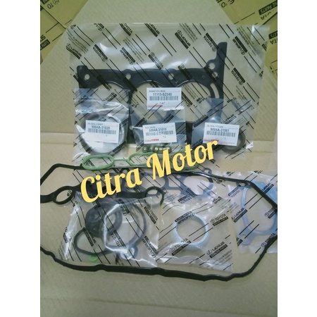 Jual PAKING PACKING GASKET FULL SET TOYOTA NEW AGYA AYLA SIGRA 1.0 1000cc 1KR PLAT/BESI | Shopee ...