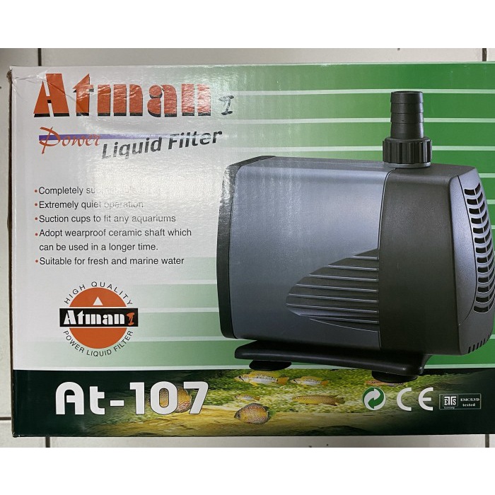 Jual Atman AT 107 Pompa Air Akuarium dan Kolam Ikan | Shopee Indonesia