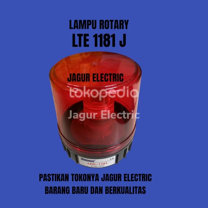 Jual Lampu Rotary Lte-1181J/Rotator 1181J Multi Volt With Buzzer Merah ...