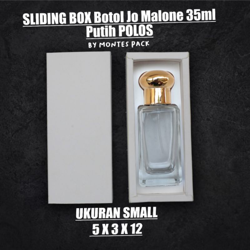 Jual SMALL SLIDE BOX for jo malone 35ml / Sliding box Mini | Shopee ...