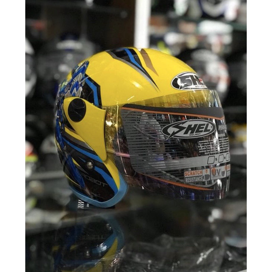 Jual Helm Anak Shel Phoenix Anak Transformer Warna Kuning | Shopee ...