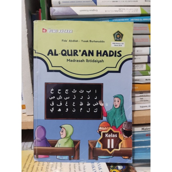 Jual BUKU AL-QURAN HADIS/HADITS KELAS 2/II MI/MADRASAH IBTIDAIYAH | Shopee Indonesia