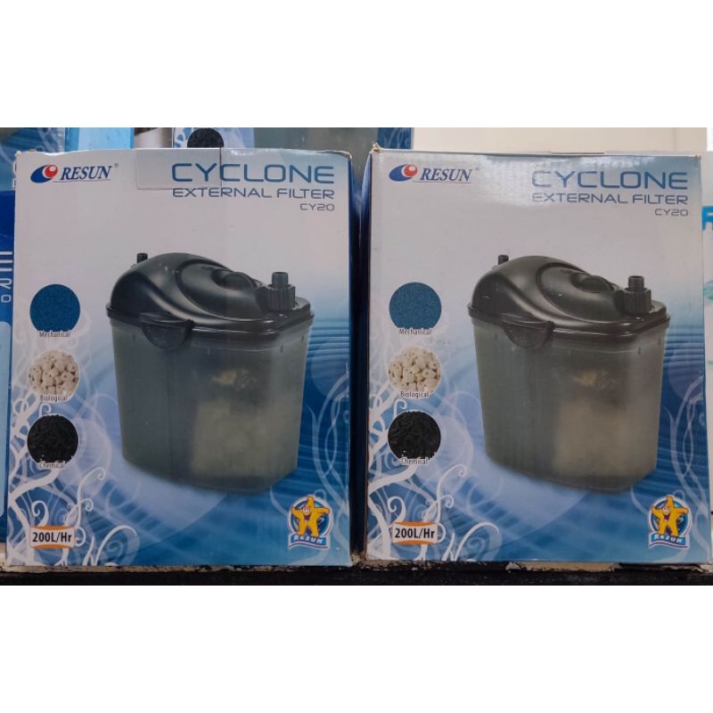 Jual Resun Cyclone CY 20 Canister Filter Aquarium Aquascape | Shopee ...