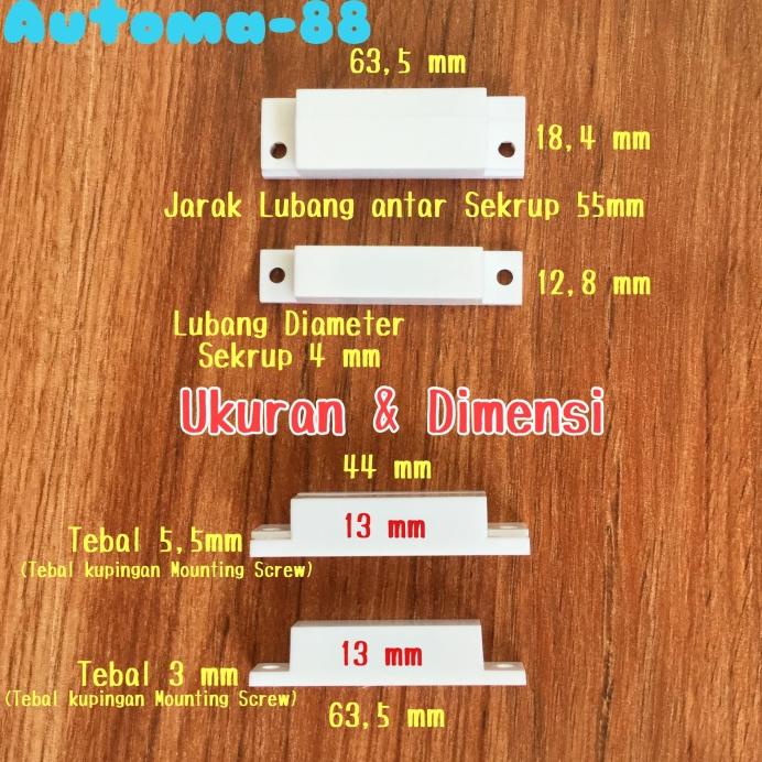 Jual Promo 3P No Nc Com Limit Switch Sensor Pintu Saklar Magnetic Door ...